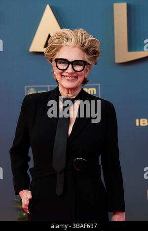 Isabel Ordaz attends Talia Awards 2025 red carpet at Fernando Fernan ...