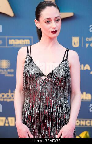 Elena Rivera attends Talia Awards 2025 red carpet at Fernando Fernan Gomez Theatre on May 12 ...