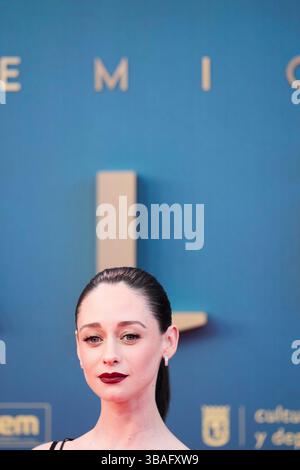 Elena Rivera attends Talia Awards 2025 red carpet at Fernando Fernan Gomez Theatre on May 12 ...