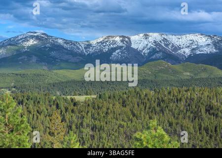 casey peak in the elkhorn mountains near clancy, montana Stock Photo ...
