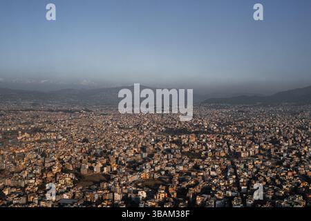 Gainesville, Florida, USA. 13th May, 2025. A skyline of Kathmandu ...
