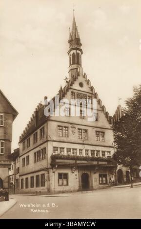 Weinheim Postcard Stock Photo - Alamy