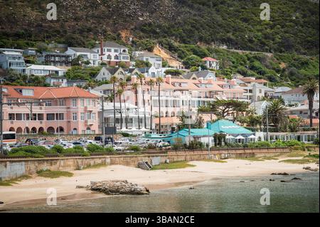 Kalk Bay resort, on the shores of False Bay, east of Cape Town South ...