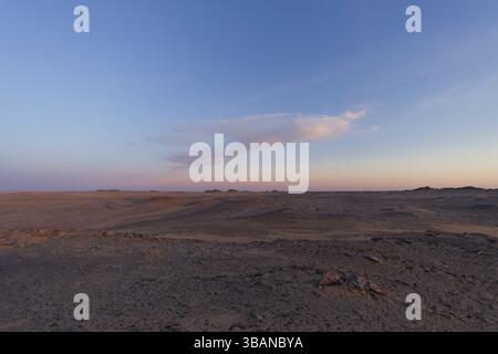 Sunset colors in the Valley of Agabat, Egypt Stock Photo - Alamy