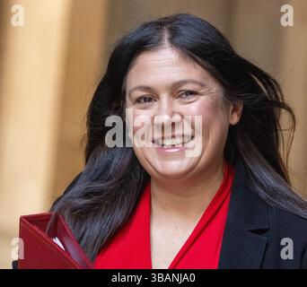 Culture Secretary Lisa Nandy arrives for a Cabinet meeting in Downing ...