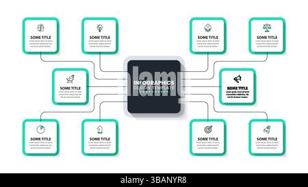 Vector Infographic squares with 4 options or steps. Infographics for ...