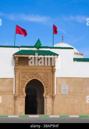 Morocco, Salé, marabout of Sidi ben Achir, muslim saint, tomb Stock ...