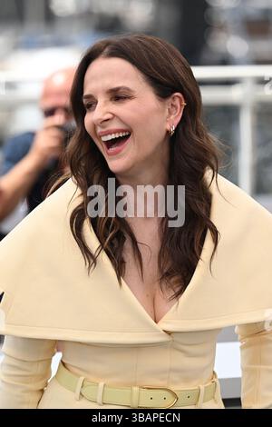 Juliette Binoche poses for photographers during the opening ceremony ...