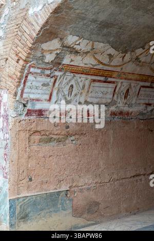The 'terrace houses' at Ephesus, showing how the wealthy lived during ...