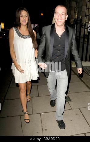 Danielle Lloyd and Jamie O'Hara at the 'Miss Great Britain' launch ...