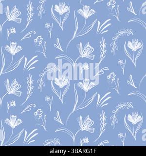 Cover design with floral pattern. Hand drawn creative flower. Colorful ...