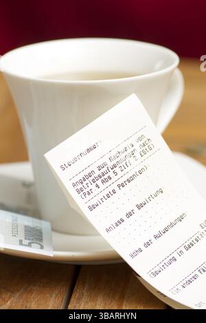 Receipt for operating expenses Stock Photo - Alamy