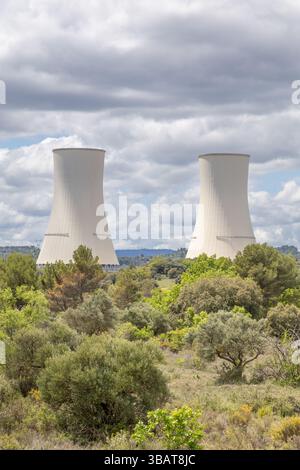 Trillo Central Nuclear power plant at Guadalajara, Spain Stock Photo ...