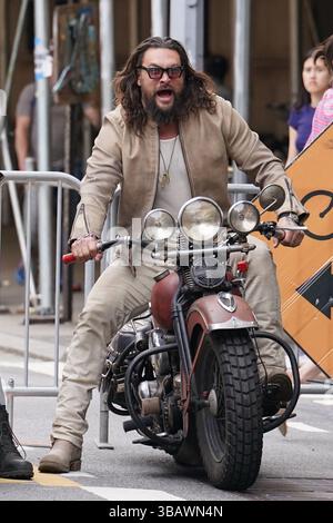Ny. 12th May, 2025. Jason Momoa out and about for Dave Bautista and ...