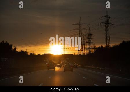 Germany, North Rhine-Westphalia, Eschweiler, Weisweiler power plant of ...