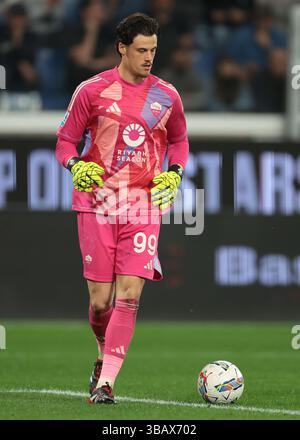 Mile Svilar of A.S. Roma during AS Roma vs AC Milan, Italian soccer ...