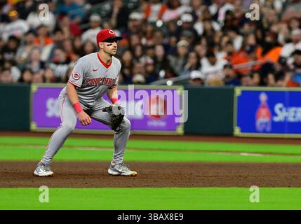 Cincinnati Reds second baseman Matt McLain (9) forces out Chicago Cubs ...