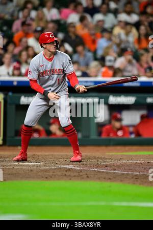 Cincinnati Reds' Austin Hays in action during a baseball game against ...