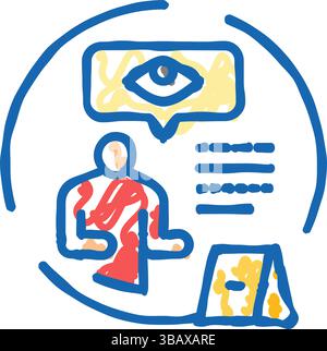 direct evidence crime color icon vector illustration Stock Vector Image ...