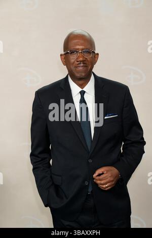 Pierre Thomas attends the Disney 2025 Upfront presentation at the North ...