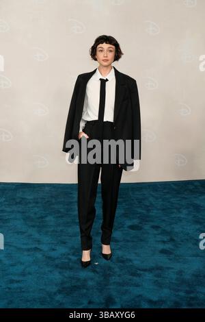 Sydney Chandler attends the Disney 2025 Upfront presentation at the ...