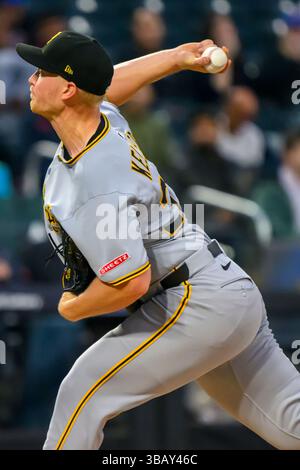 Pittsburgh Pirates pitcher Mitch Keller delivers during the first ...