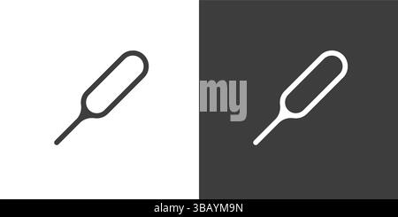 Sim ejector. Tool for removing SIM card from smartphone. Flat Vector ...