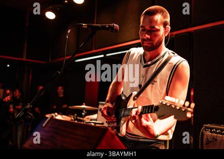 Copenhagen, Denmark. 12th, May 2025. The British band Divorce performs ...