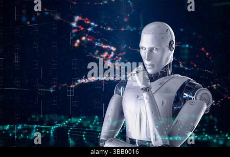 Machine learning concept - 3d rendering Stock Photo - Alamy