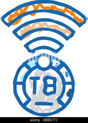 terabyte internet speed future technology glyph icon vector. terabyte ...