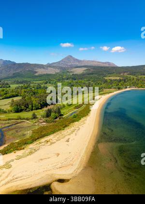 View of Brodick beach, Isle Of Arran, Firth of Clyde, Scotland, UK ...