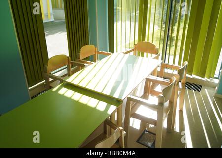 Montessori. Type of educational institution for children with different ...