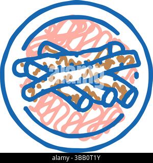 licorice root cosmetic plant color icon vector illustration Stock ...