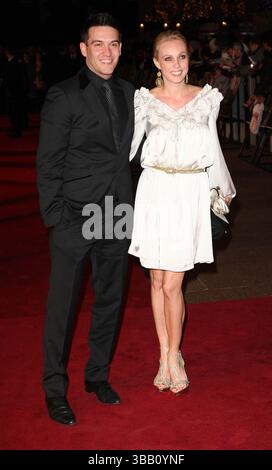Camilla Dallerup and Kevin Sacre at the premiere of 'Believe: The Eddie ...