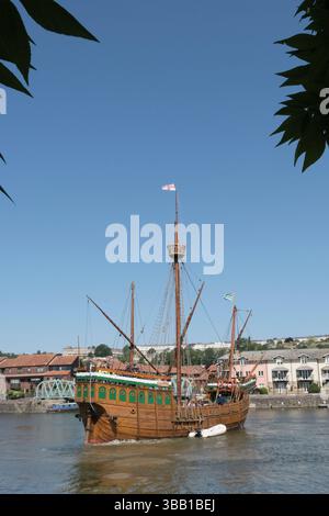 Bristol, UK. 14th May, 2025. Sailing ship The Matthew of Bristol in ...