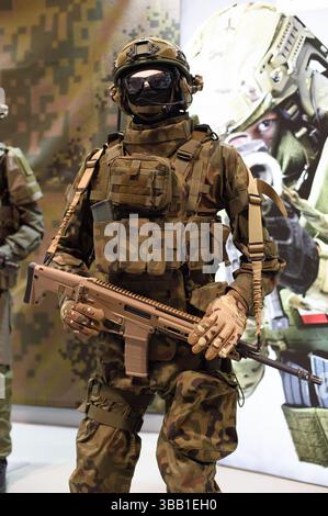 View of the International Defense and Security Fair (FEINDEF) at IFEMA ...