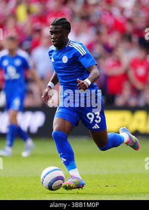 Jeremy Monga of Leicester City during the Sky Bet Championship match ...