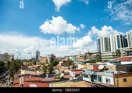 Kigali Business District on May 13, 2025. Kigali was totally ravaged by ...