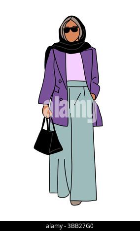 Muslim woman in hijab. Modest Muslim girl in traditional Muslim ...
