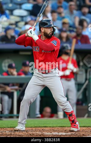 Boston Red Sox catcher Connor Wong throws to second base during the ...