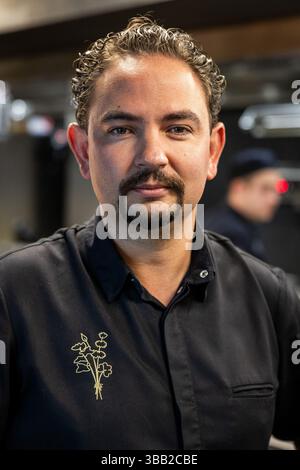 ZWOLLE - Chef Nelson Tanate in the kitchen of the Librije. The ...