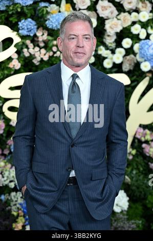 Troy Aikman attends the Disney network upfront at North Javits Center ...