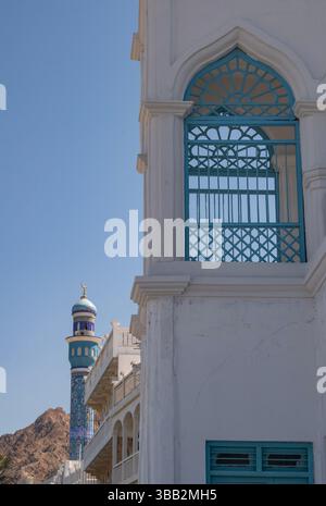 Dome of Masjid Al Rasool Al A'dham, Al Lawati Mosque, Muttrah, Muscat ...