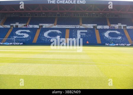 A general view of play during the second one day international match at ...