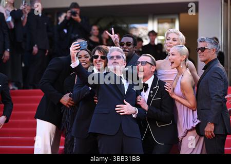 Greg Tarzan Davis, left, and Tramell Tillman attend the "Mission ...