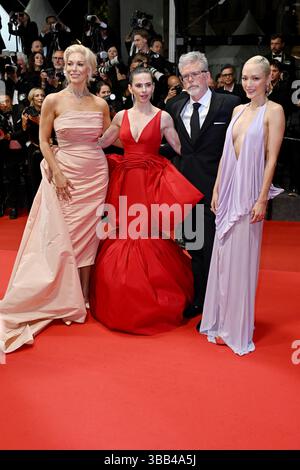(left to right) Hannah Waddingham, Hayley Atwell and Pom Klementieff ...