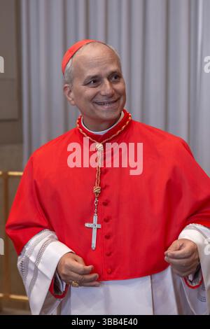 Cardinal Robert Francis Prevost. Newly elected Pope Leo XIV, 2025 in Vatican City, Vatican Stock ...