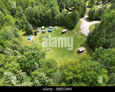 Aerial Views of Emily Provincial Park: Nature, Lake, and Adventure ...