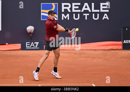 Theo Arribage (FRA) during ATP Challenger Bergamo, International Tennis ...
