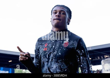 Arlet Junior Ze (39 FC Basel) celebrates after scoring his team's ...